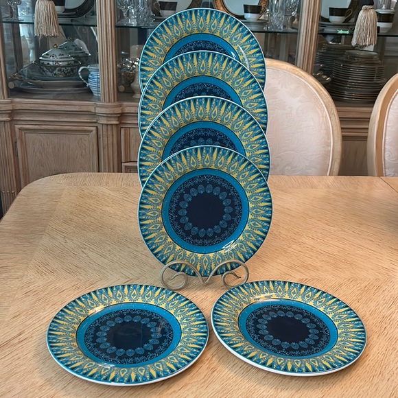 Cost Plus World Market | Dining | World Market Mandala Plates 6 Nwt ...